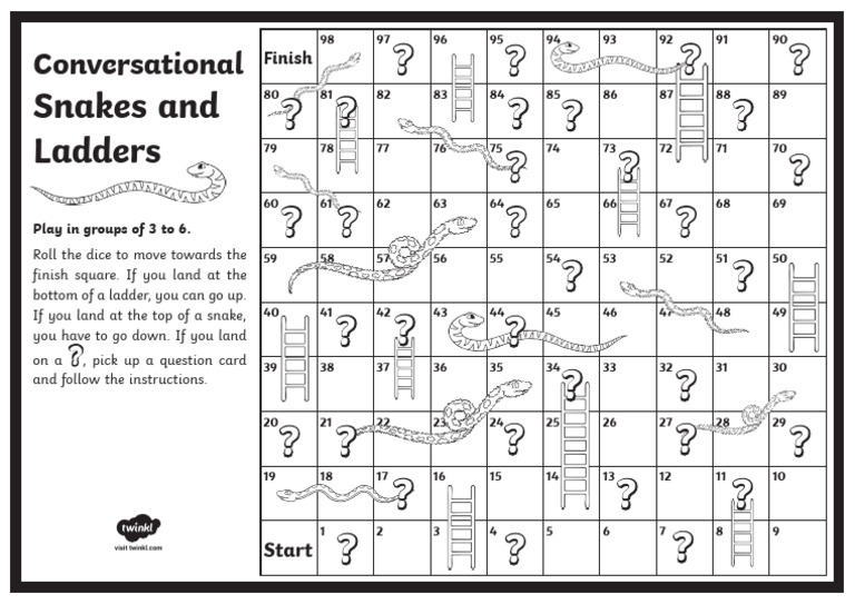 A3 Snakes and Ladders | PDF
