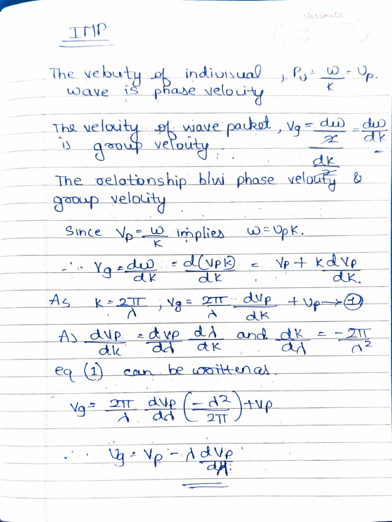Physics Derivation | PDF