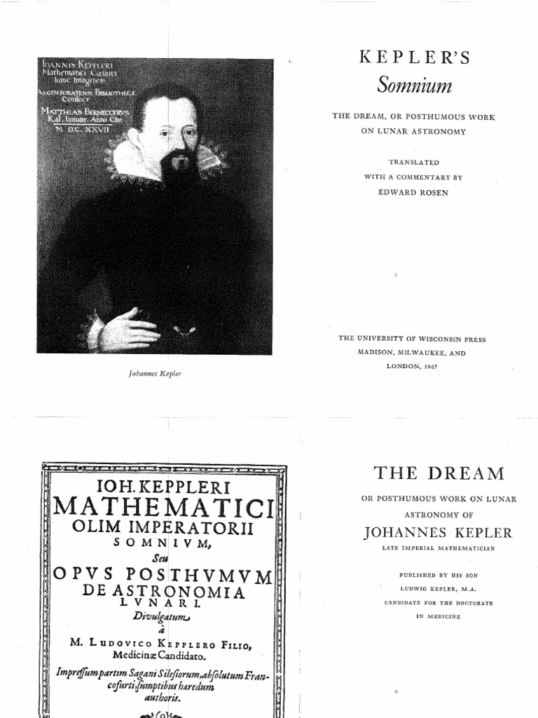 Kepler - Somnium | PDF