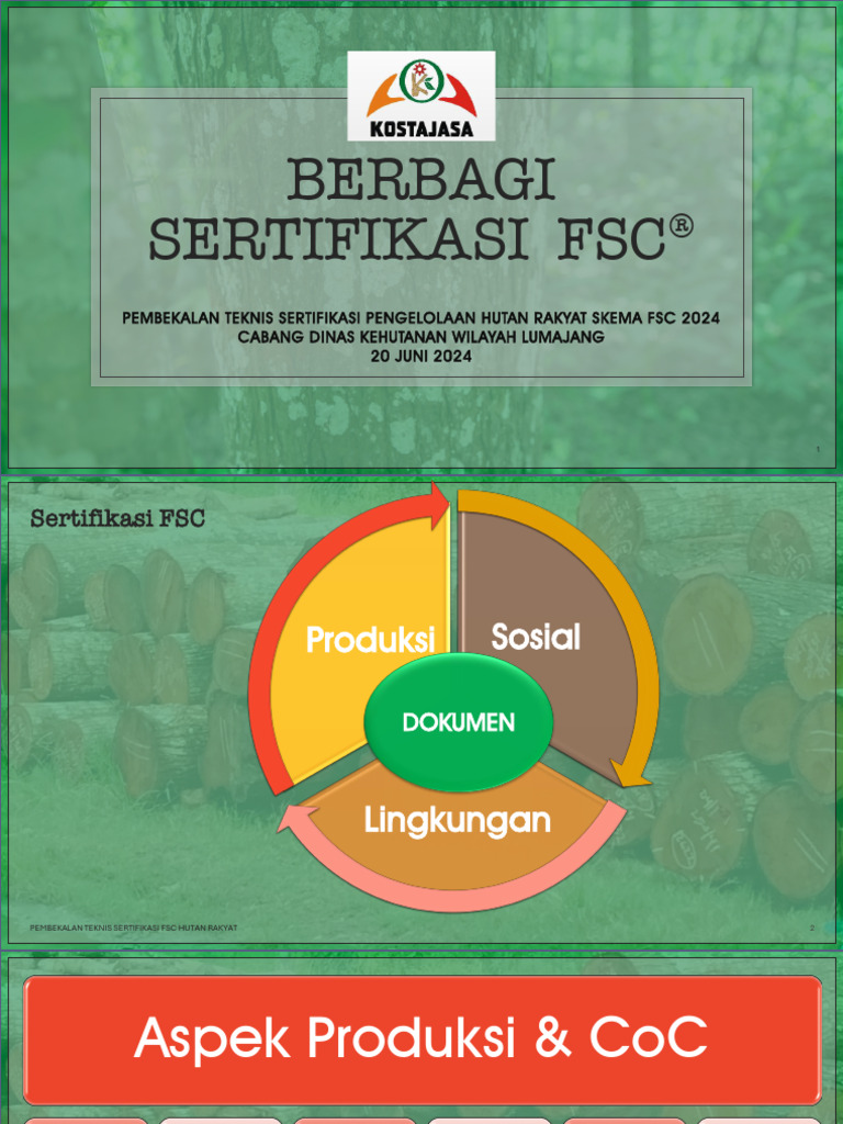 Berbagi Sertifikasi FSC® | PDF