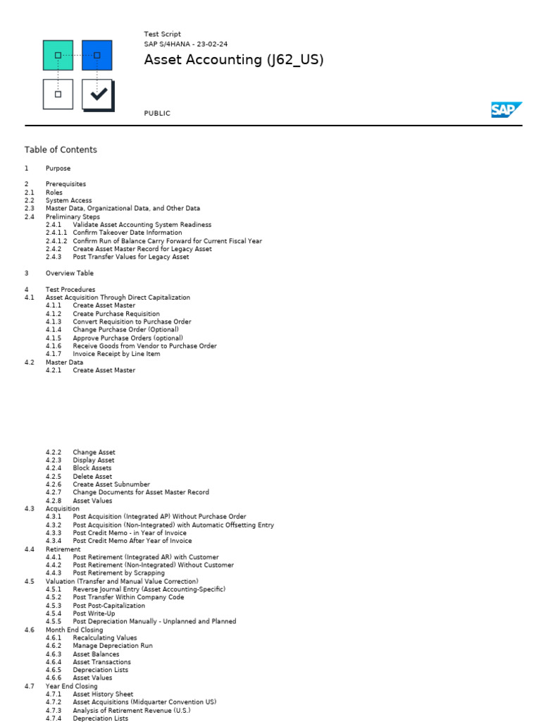 j62 S4hana2023 BPD en Us | PDF | Depreciation | Mergers And Acquisitions