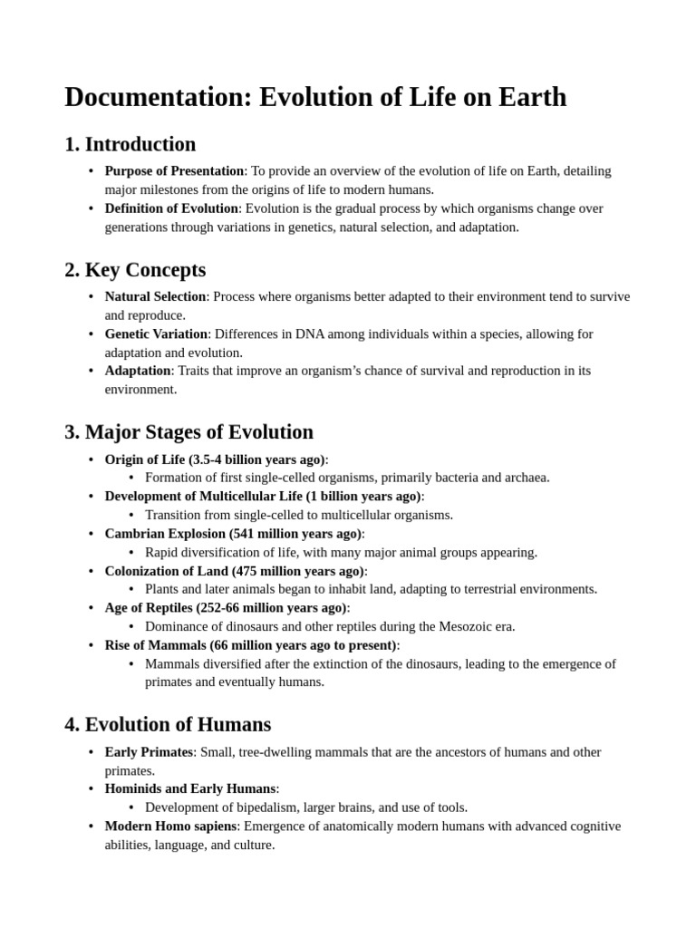 evolutionpresentation | PDF | Evolution | Human evolutionpresentation | PDF | Evolution | Human