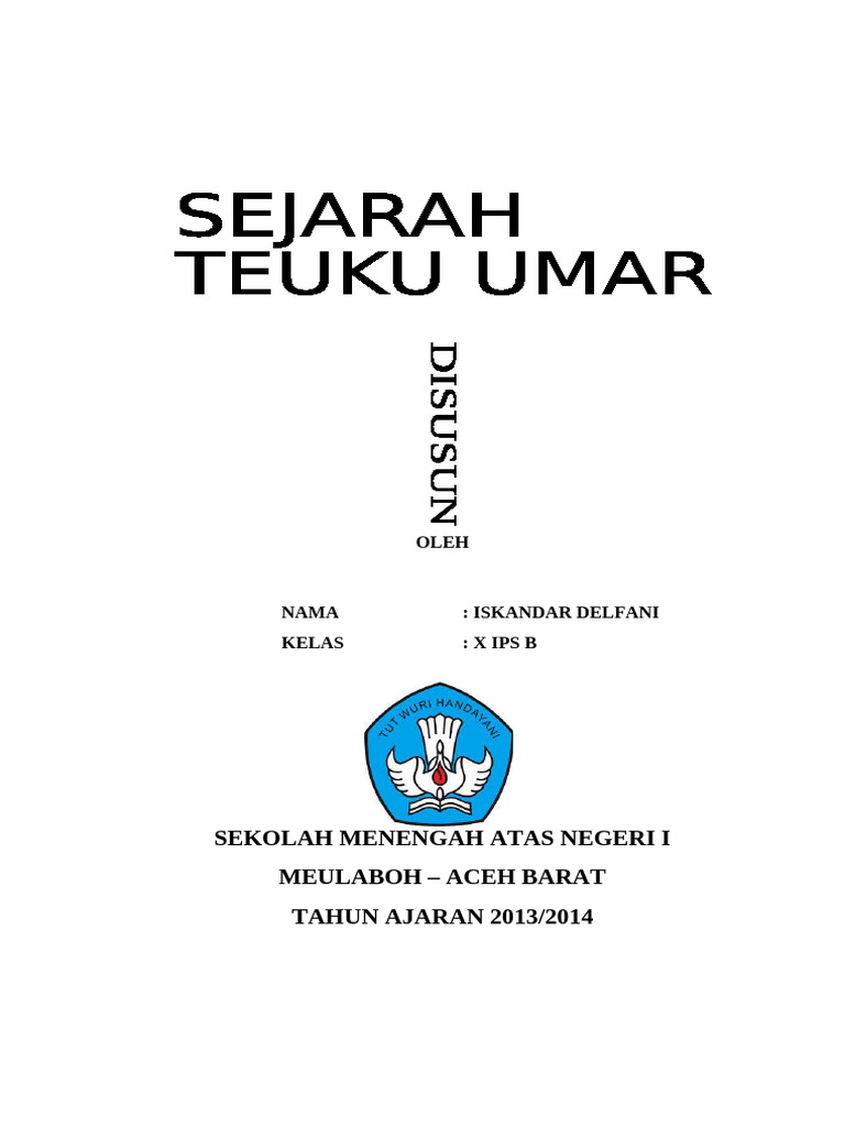 Makalah - Sejarah Teuku Umar | PDF | Perjalanan | Sejarah