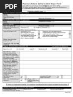 Medication Incident Self-Reflection Tool v1.0 | PDF | Medical ...