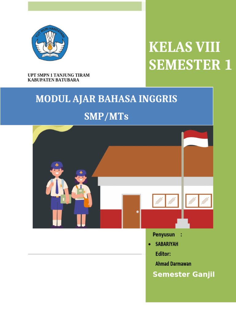 Modul Ajar Bahasa Inggris Kelas VIII | PDF | Karier & Perkembangan
