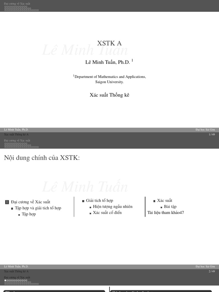 SGU ProbStat C1 SV | PDF