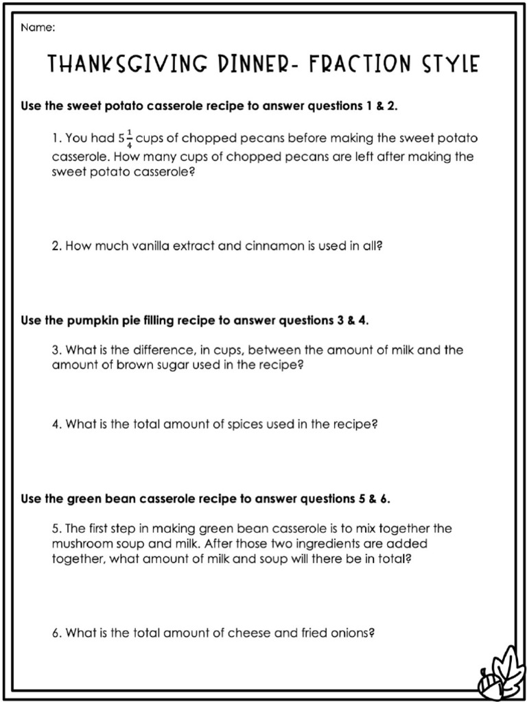 5th Grade Questions | PDF