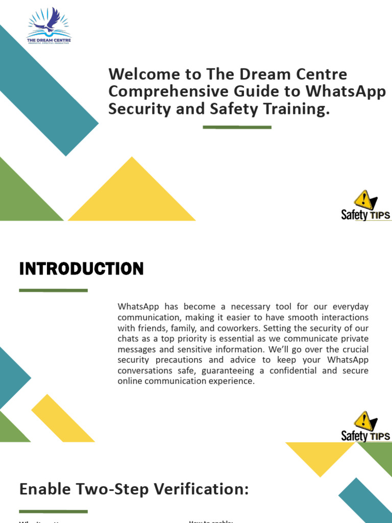 WhatsApp Security and Safety Guide | PDF | Computer Security | Security