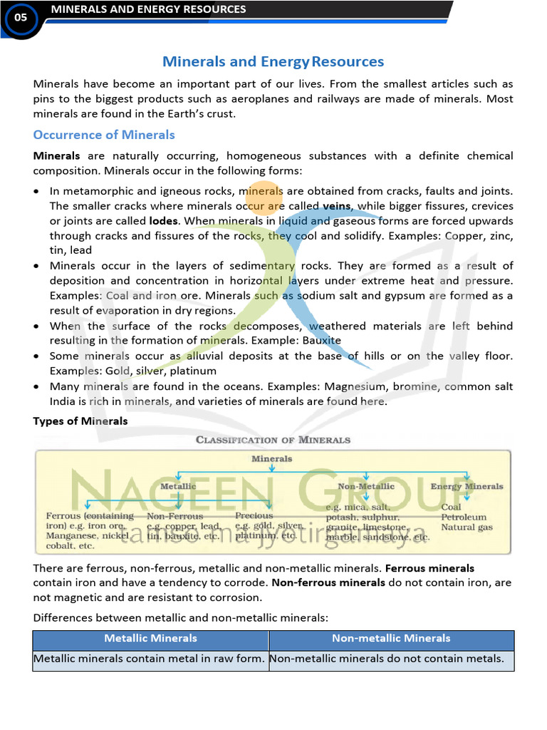 SST 2 | PDF | Minerals | Rock (Geology)