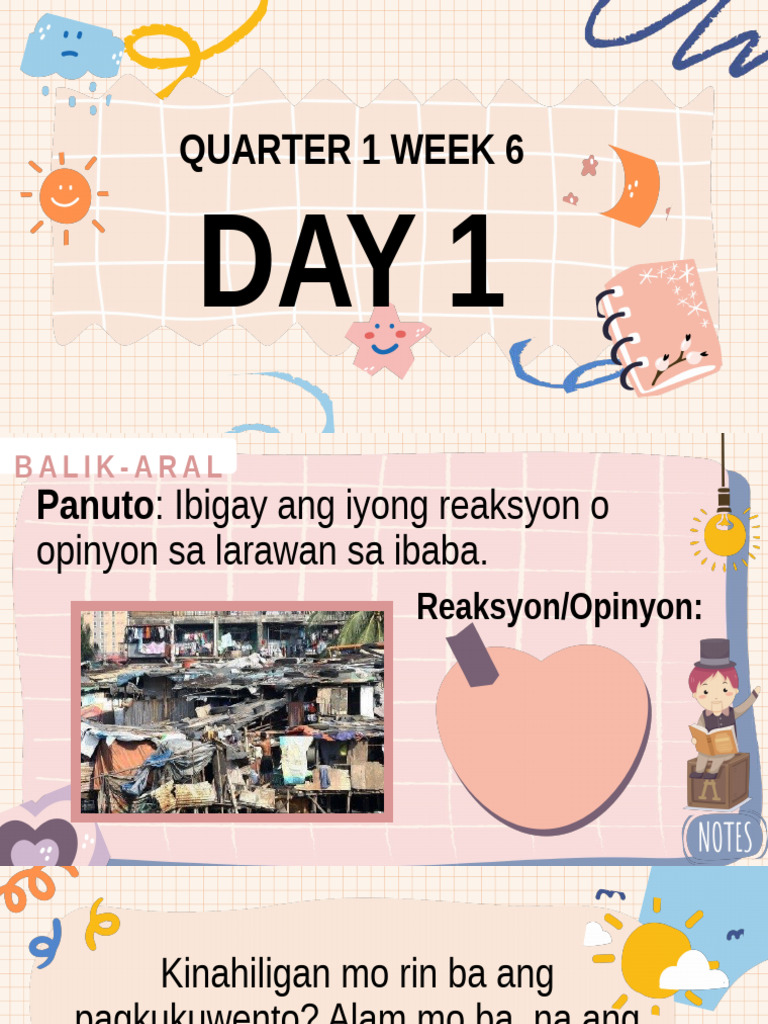 g5q1 Week 6 Filipino | PDF