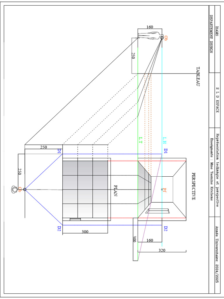 Represntation Perspective Frontale 1 PF | PDF