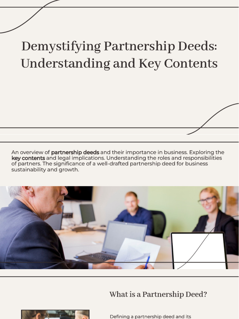 Partnership Deed | PDF | Business