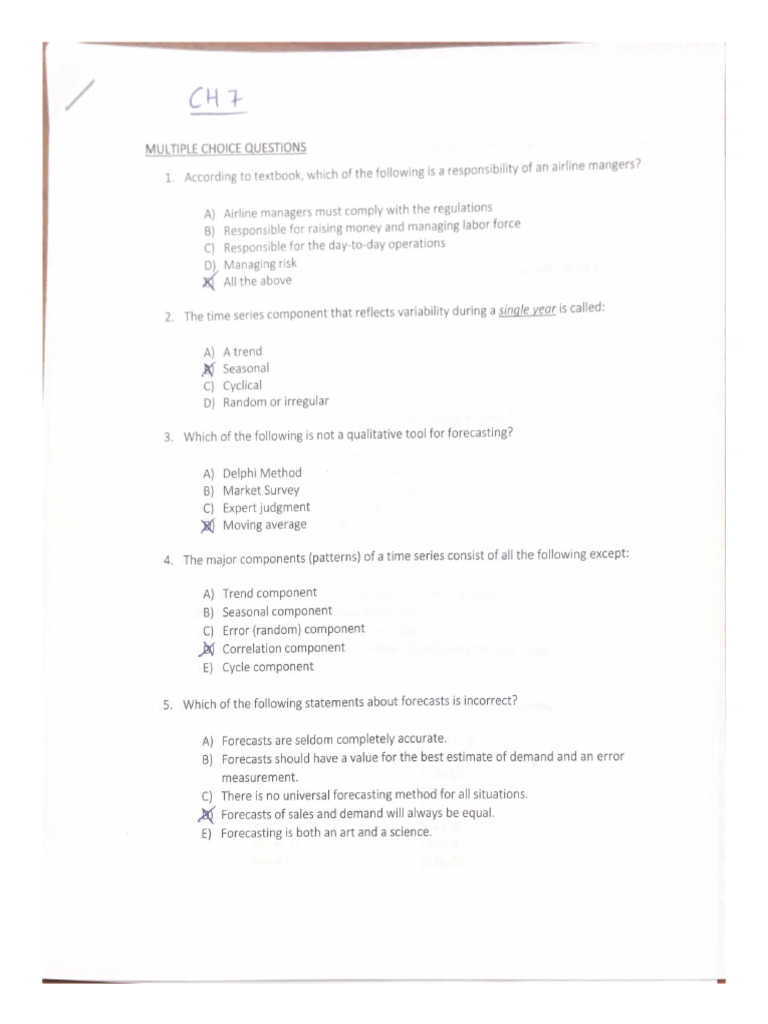 Answers CH7 | PDF
