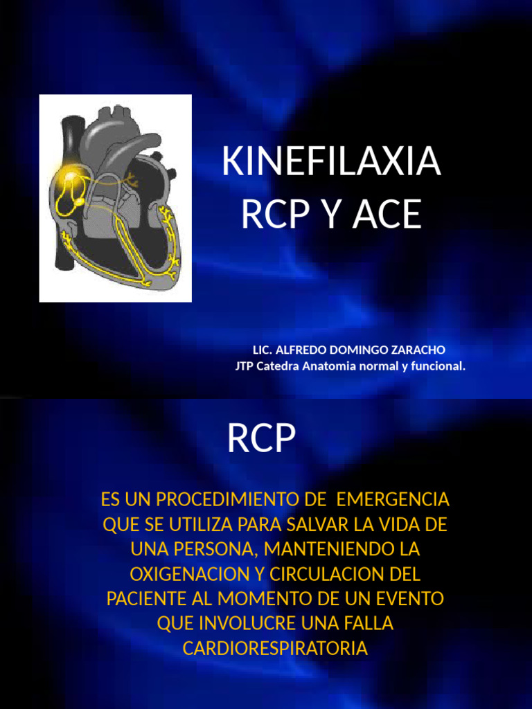 RCP y ACE: Procedimientos Esenciales | PDF