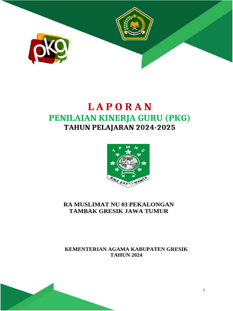 2 Laporan PKG 2024 - 2025 | PDF