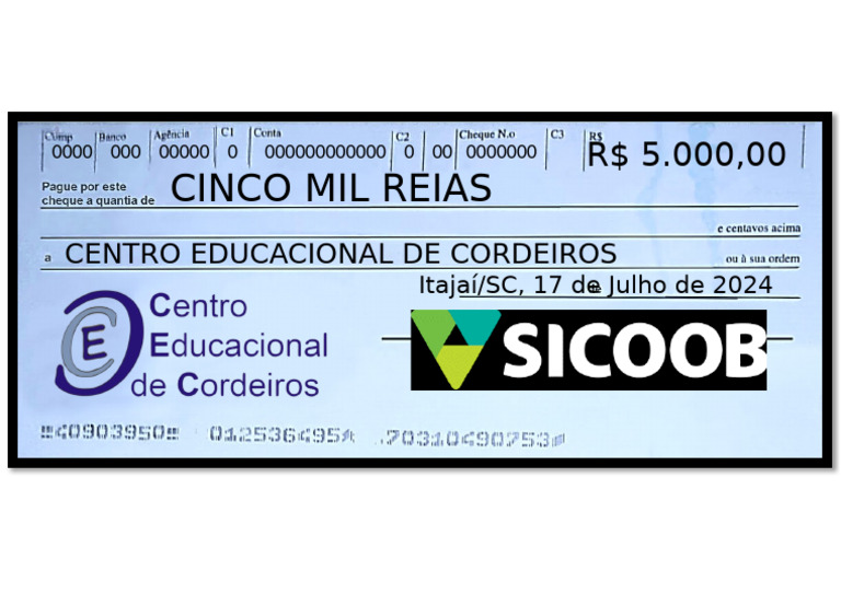 Cheque para Premiação | PDF