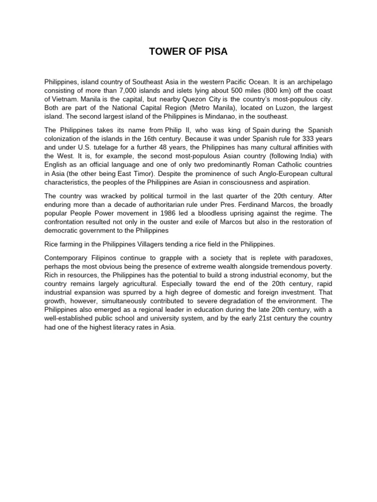 The Philippines Pdf