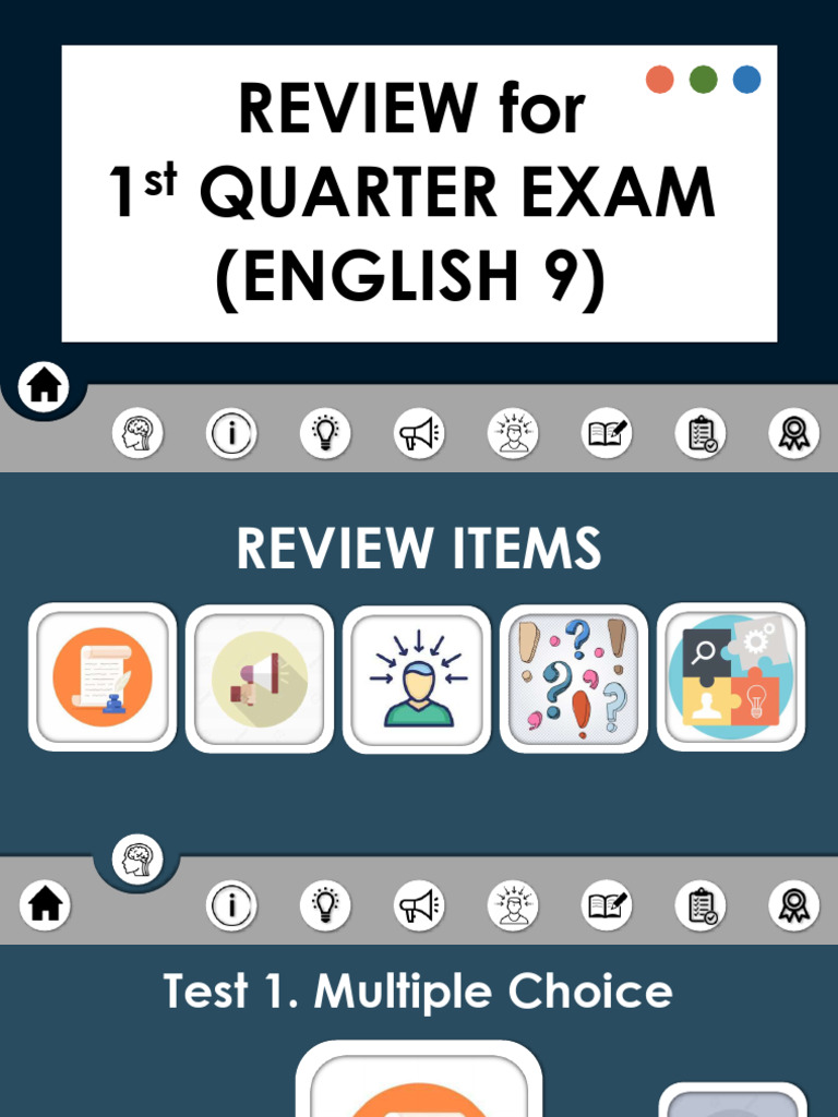 10 Review For Quarter Exam | PDF | Poetics