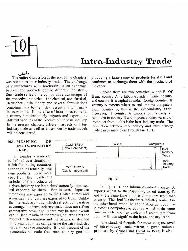 Intra Industry Trade International | PDF