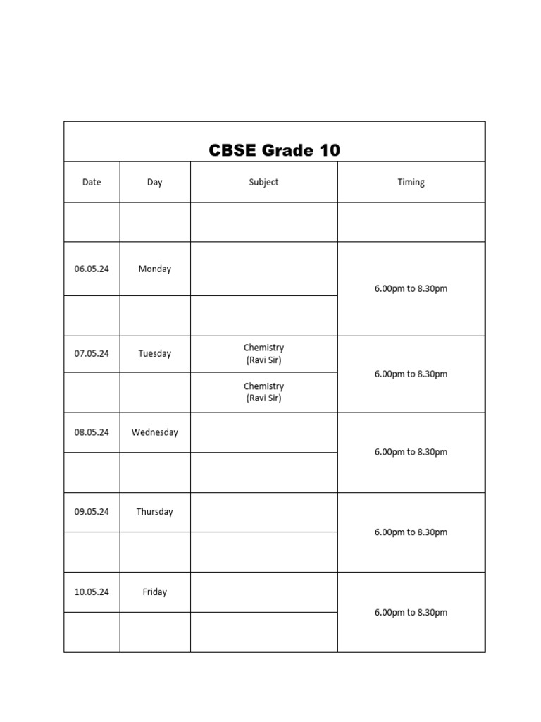 04 Maxwell Academy Timetable | PDF