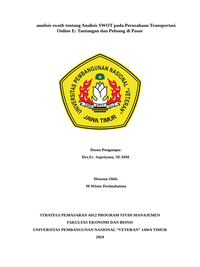 SWOT Indomie: Peluang dan Tantangan | PDF | Pengelolaan Keuangan & Uang