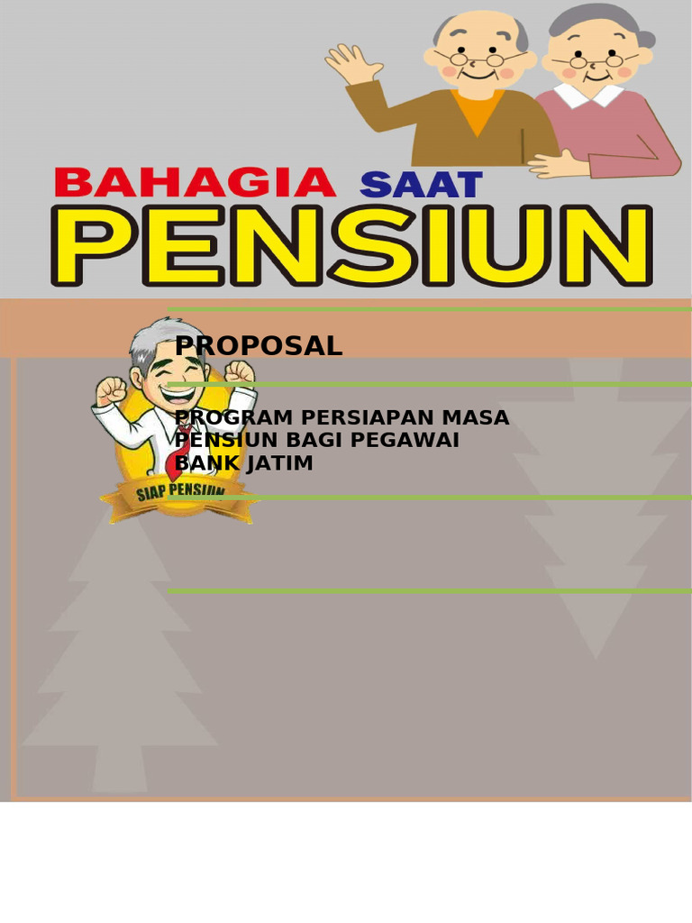Proposal Persiapan Masa Pensiun - Bank Jatim v1.1 | PDF
