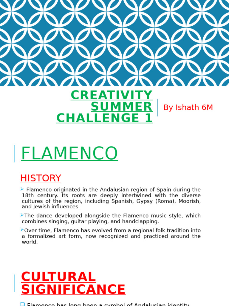Flamenco: History and Cultural Significance | PDF | Performing Arts
