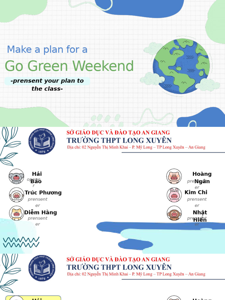 Group2 GoGreenWeekend | PDF | Environmental Issues | Nature