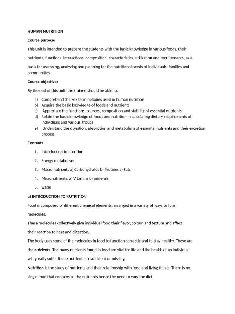Human Nutrition | PDF | Fat | Cooking Oil
