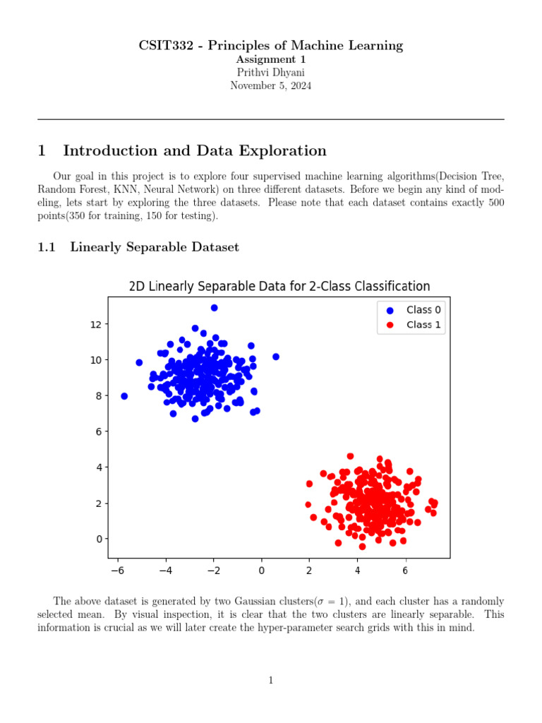 ML Assignment Report Prithvi D | PDF | Sensitivity And Specificity ...