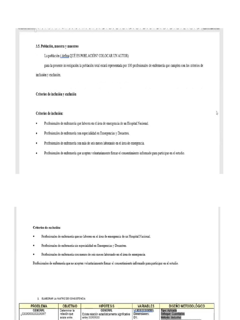 Modelo de Cuadro Matriz | PDF