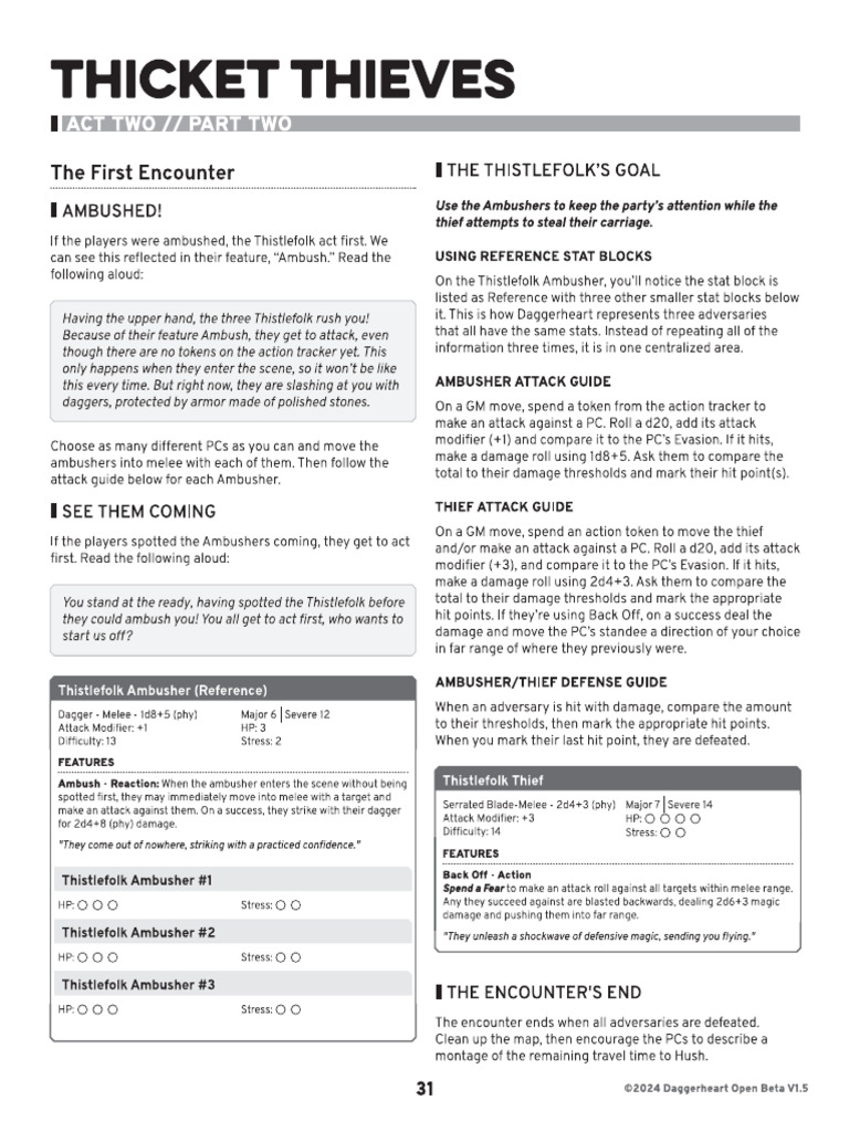 Quickstart Adventure | PDF