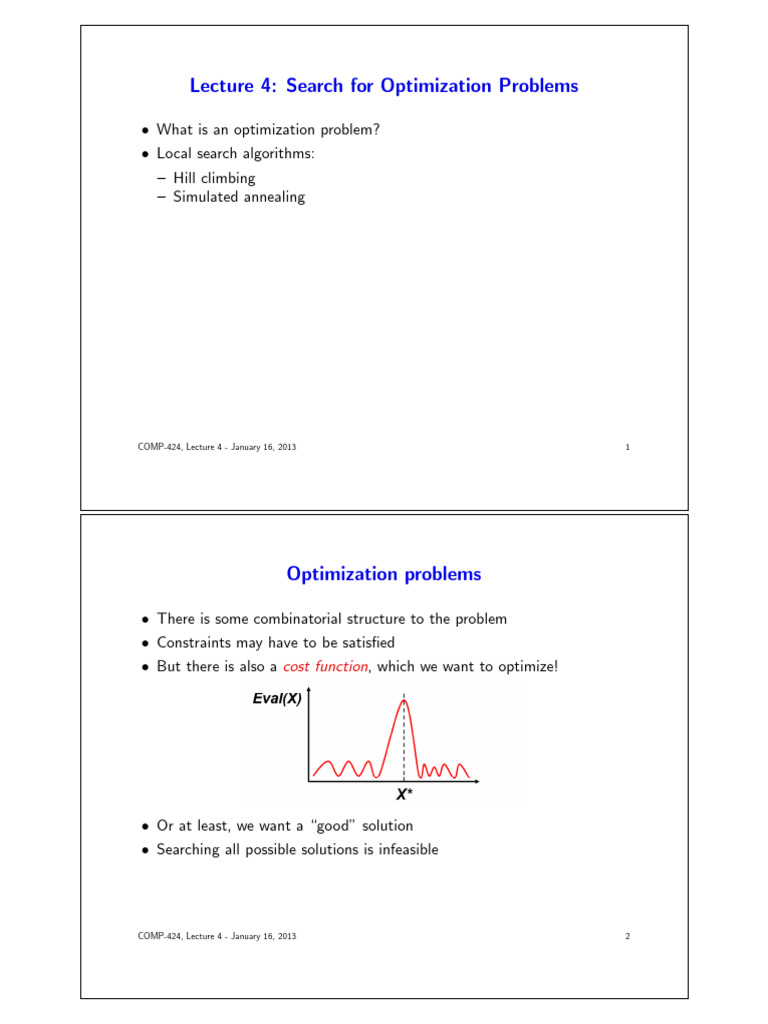 Ai Lecture04 | PDF | Combinatorics | Numerical Analysis