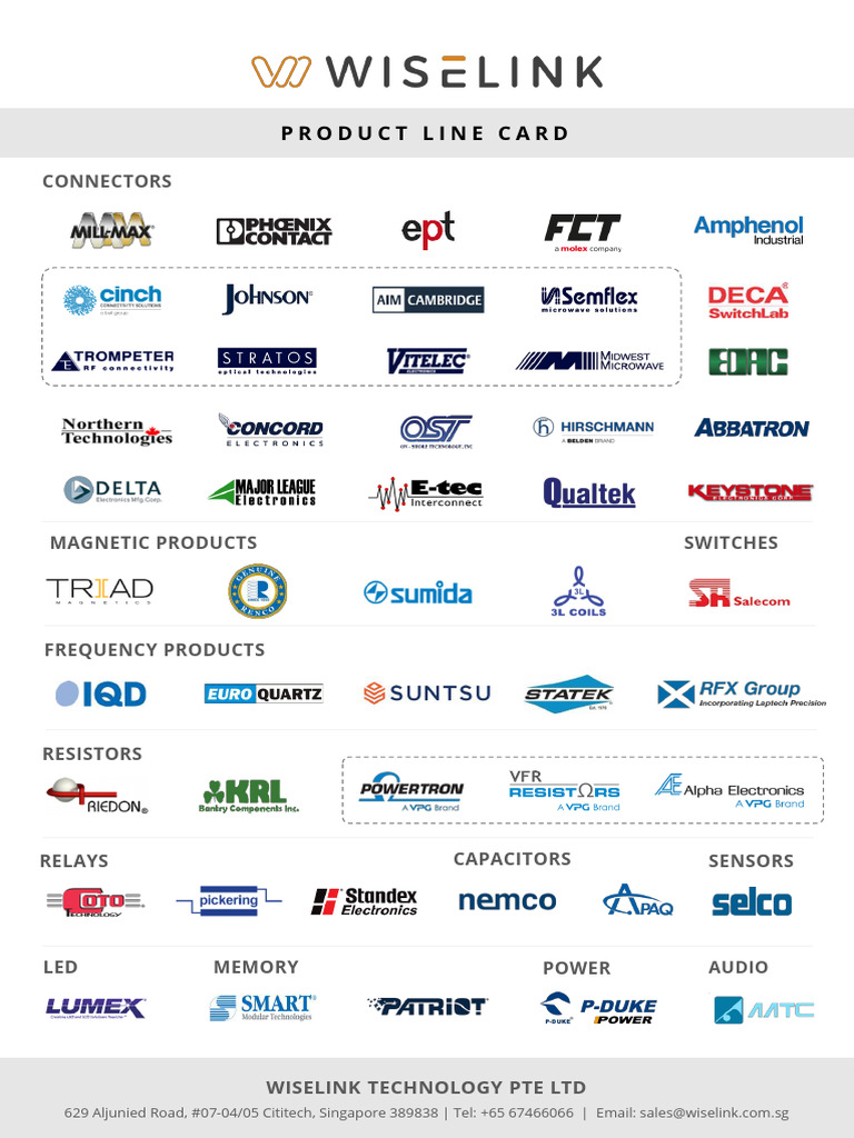 Wiselink Product Line Aug 2023 | PDF | Technology & Engineering