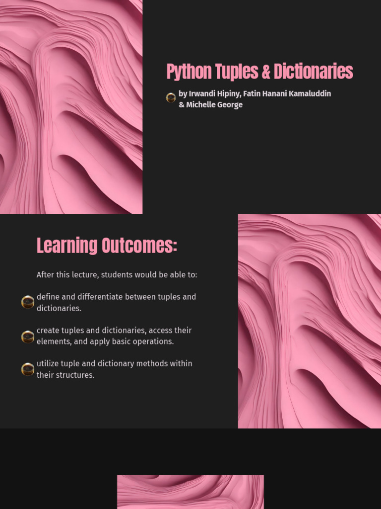 Tuple | PDF | Data Type | Computer Data Tuple | PDF | Data Type | Computer Data