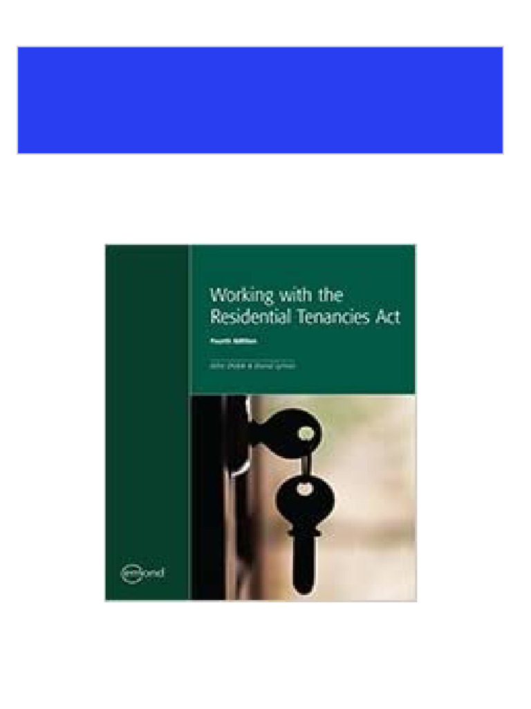 Immediate Download (Ebook PDF) Working With The Residential Tenancies ... Immediate Download (Ebook PDF) Working With The Residential Tenancies ...