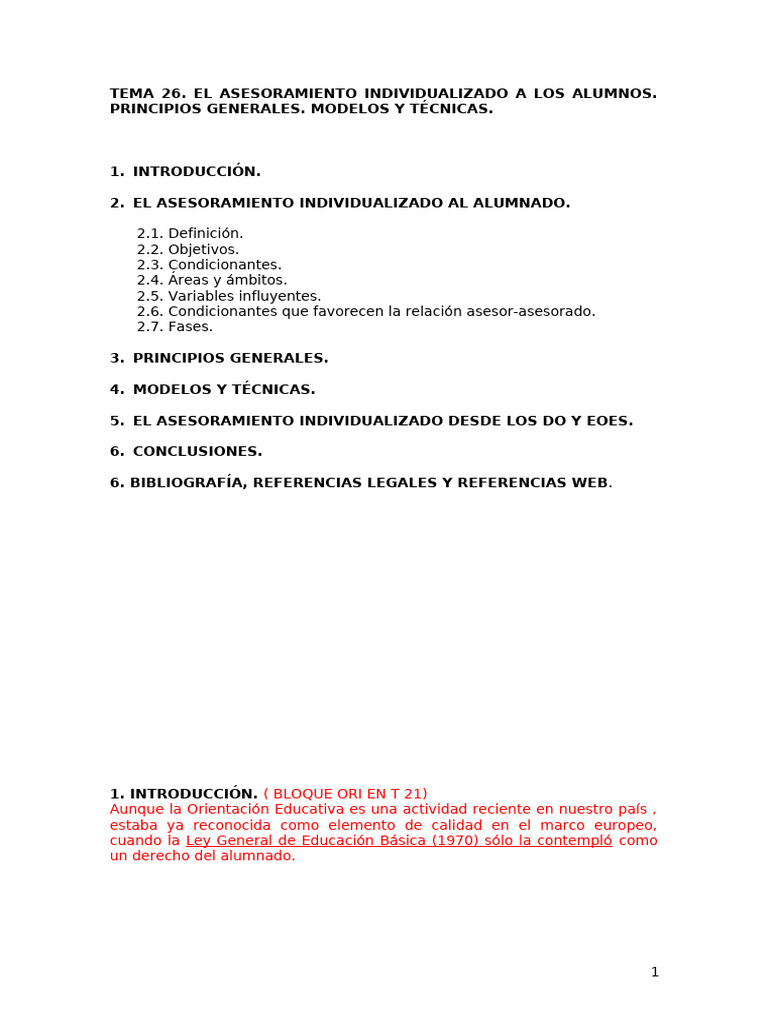 T 26 Opos | PDF | Aprendizaje | Maestros