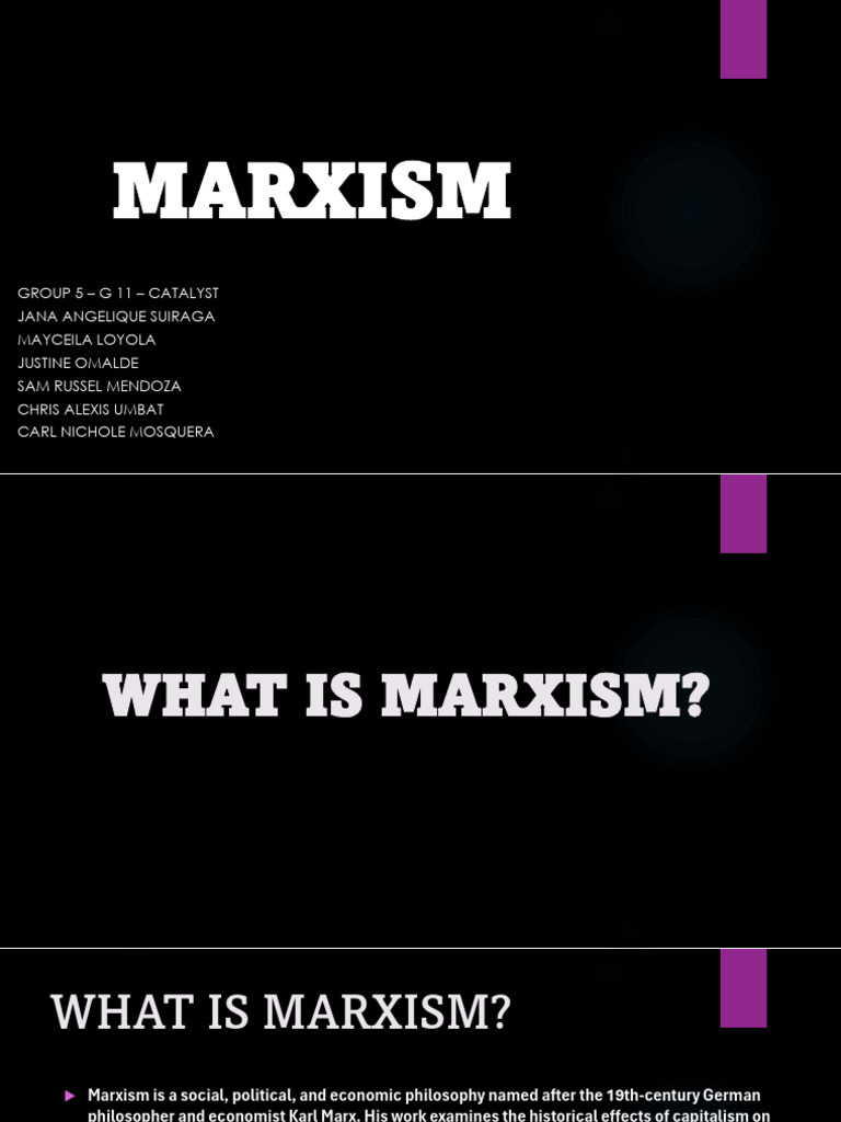EAPP MARXISM | PDF | Marxism | Karl Marx