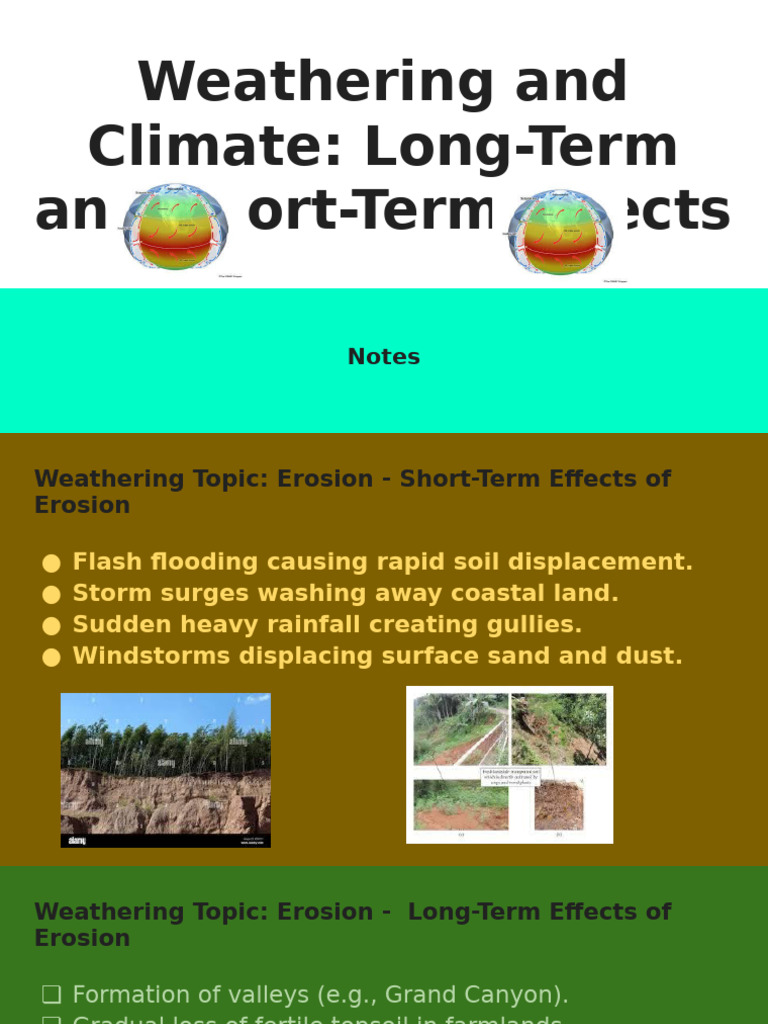 Effects of Weathering and Climate Change | PDF