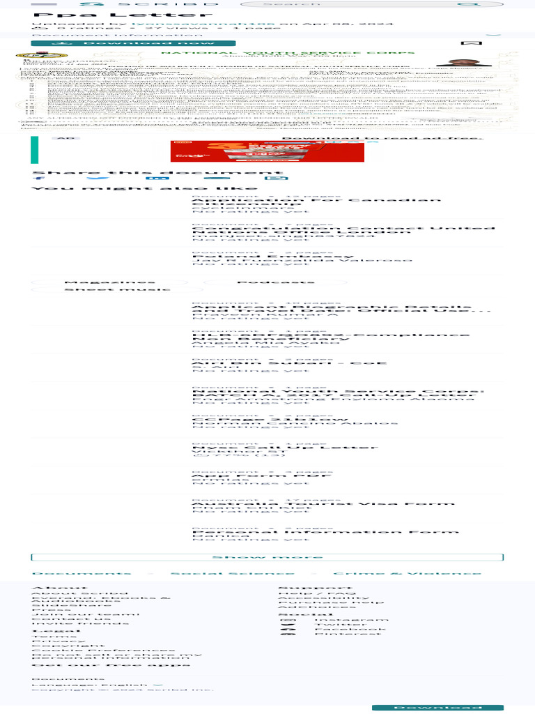 Ppa Letter PDF Government Justice | PDF | Scribd