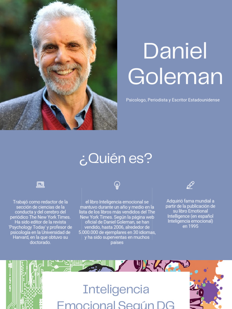 Daniel Goleman | PDF | Inteligencia emocional | Las emociones