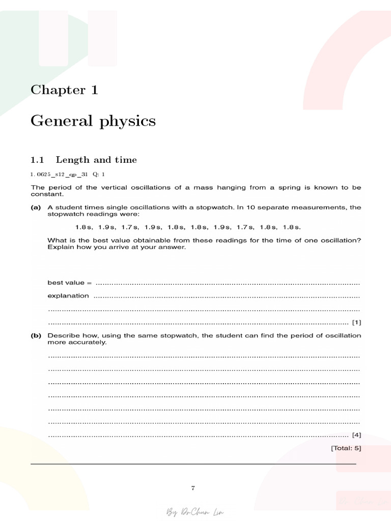Motion QP | PDF | Physics | Physical Sciences