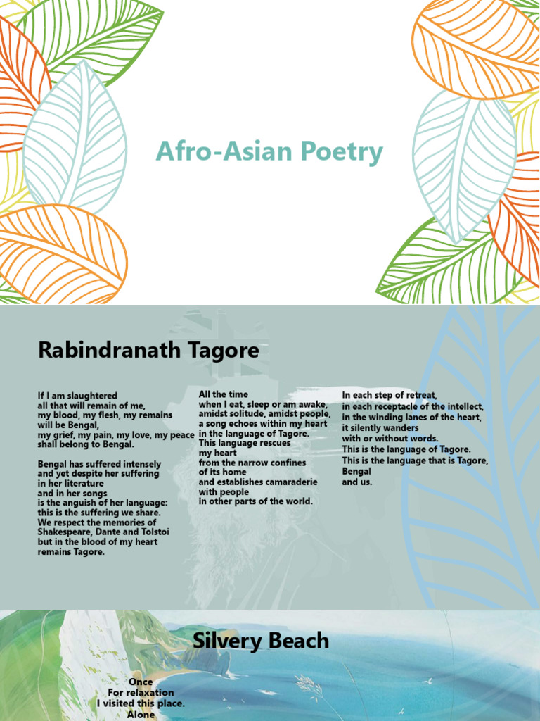 Afro-Asian Poetry Anthology | PDF