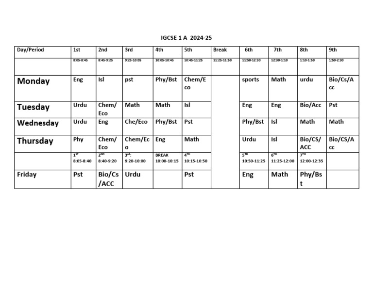 Igcse 1 A 2024 | PDF