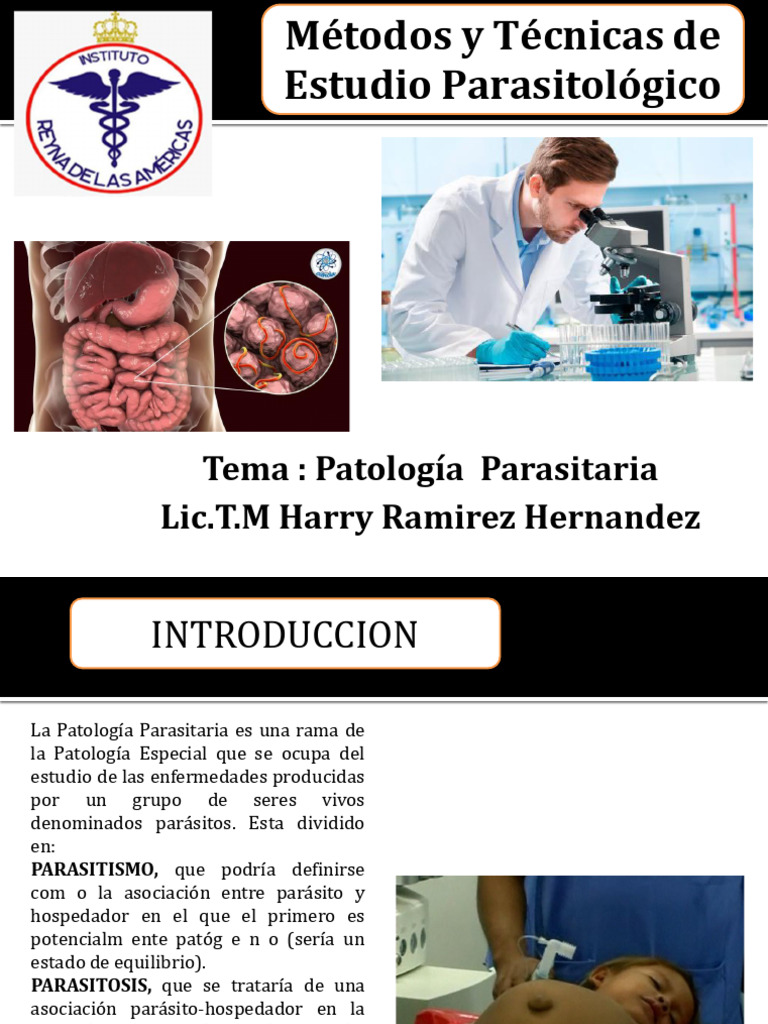 13_Patologia_General_de_la_Parasitosis | PDF | Diarrea | Especialidades ...