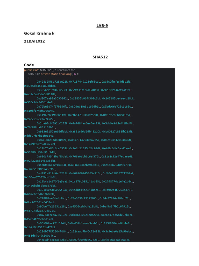 21bai1012 Sha512 | PDF | Algorithms And Data Structures | Algorithms