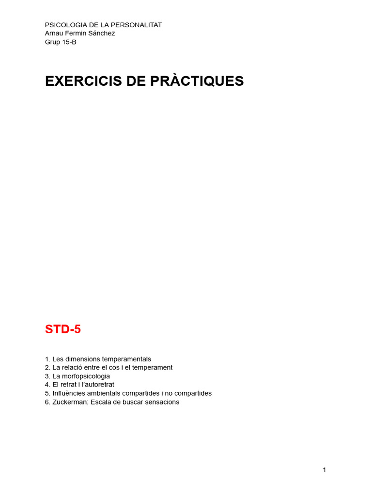 STD-5 - BASES BIOLÒGIQUES - AFermin | PDF