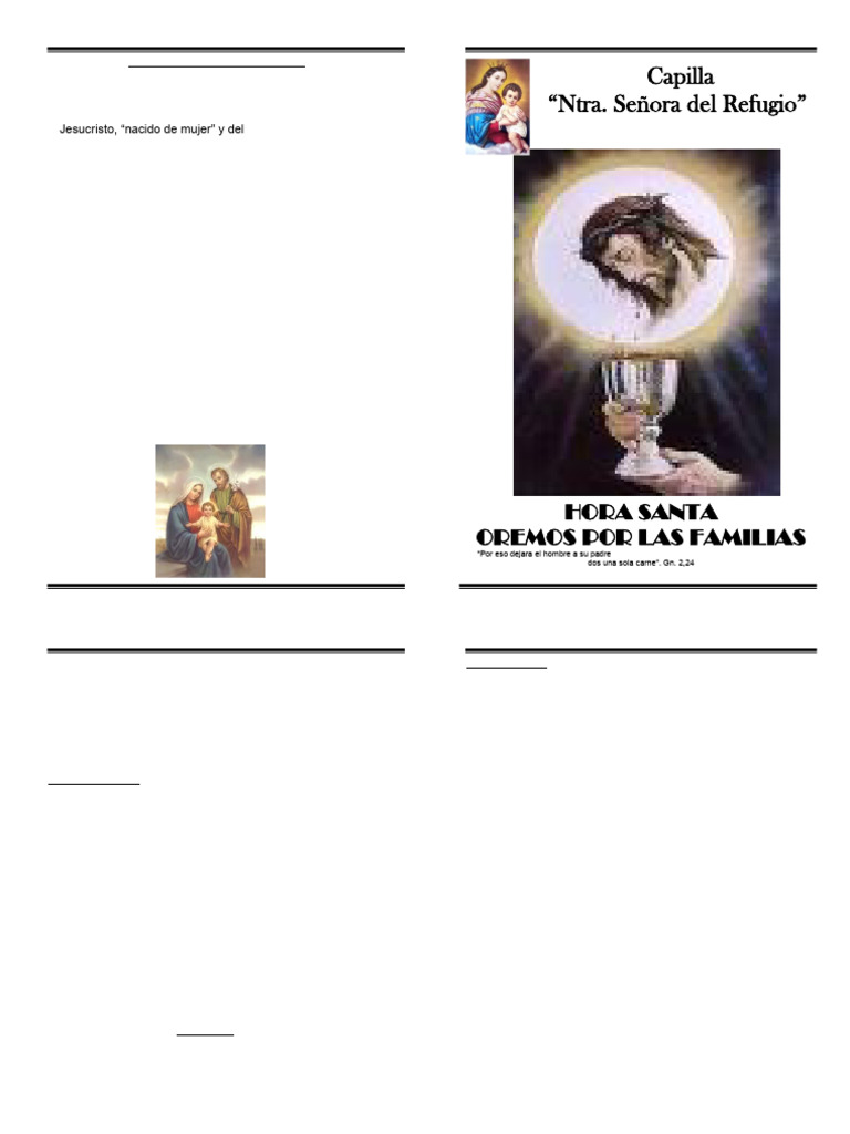 105 Hra Sta Por Las Familias | PDF | Amor | eucaristía