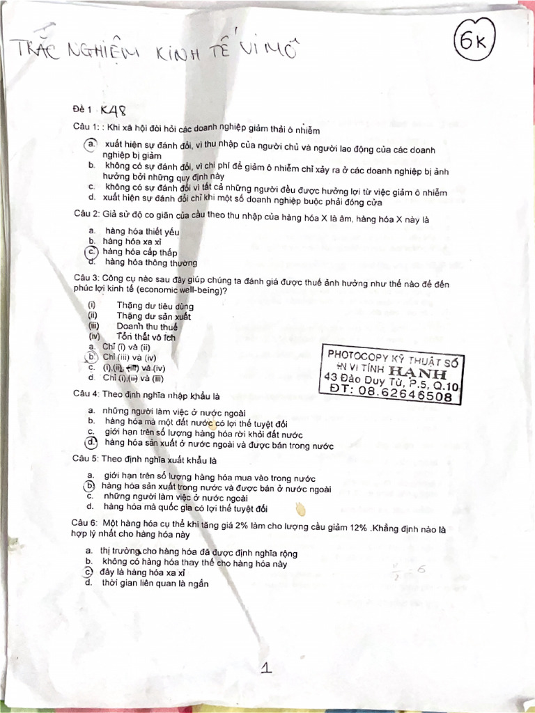 Đề Thi k48-49 | PDF