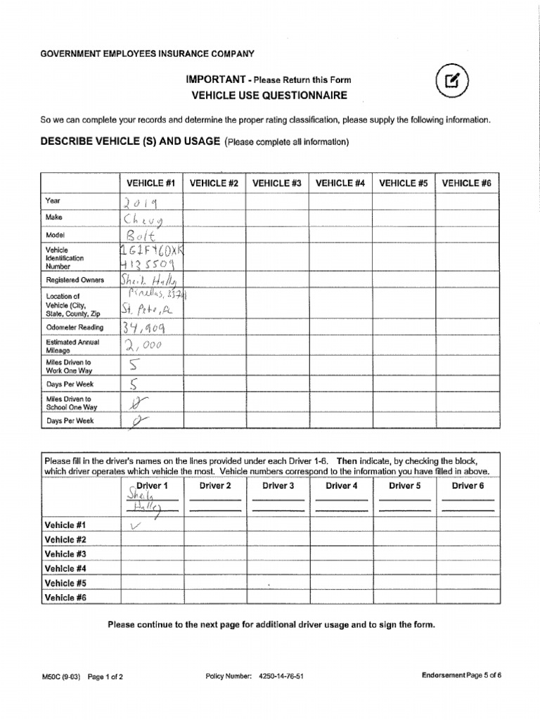 Usage Geico | PDF